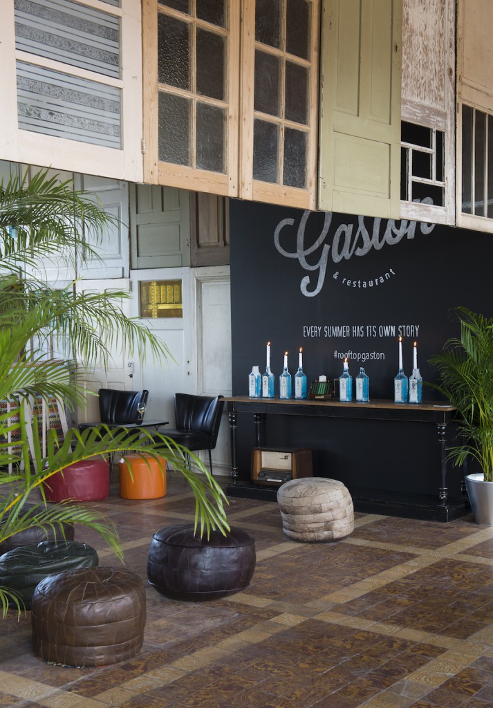 Pop-up rooftop bar en restaurant Gaston